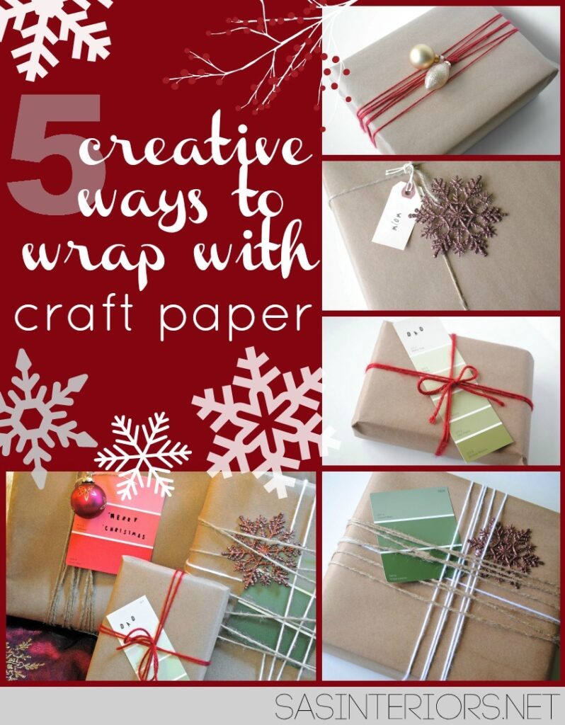 5 Creative Ways to Wrap with Craft Paper – Jenna Burger Design ...